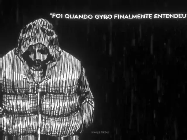 foi quando gyro finalmente entendeu texto completo ...| Kwai