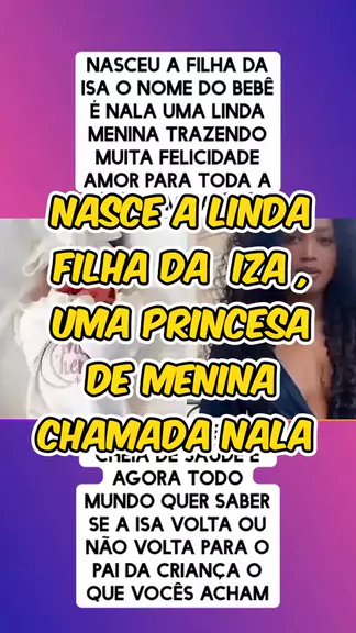 nala filha de isa:nasceu a filha da isa o nome do ...| Kwai