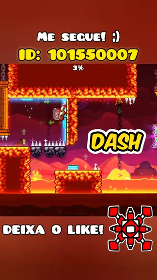 geometry dash fingerdash:dash!
