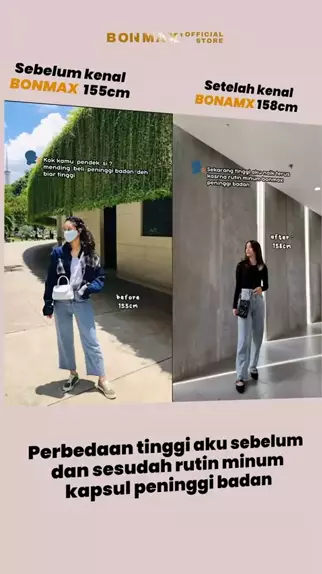 Terlihat sangat jelas perbedaan tinggi nya#bonmax ...| Kwai