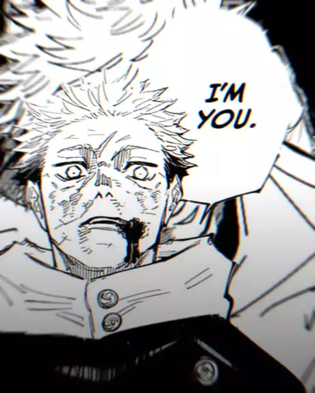 yuji wolf panel & yuji clapping his hands manga| D ...| Kwai