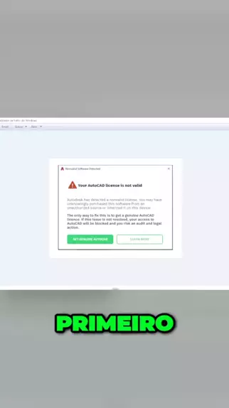 non valid software detected autocad | Discover