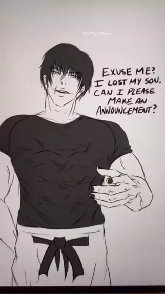 toji lost megumi #tojifushiguro#toji#jujutsukaisen ...| Kwai