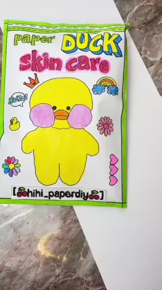 preppy paper duck skin care printable | Topic